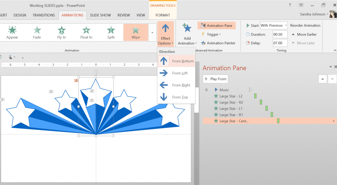 Presentation Wiz | Part 4: Create and animate objects on a slide ...